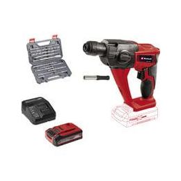 Einhell Power X-Change Akku-Bohrhammer TE-HD 18 Li, 18Volt rot/schwarz, Li-Ion Akku 4,0 Ah Plus, mit Bohrer-Mei&szlig;el-Set