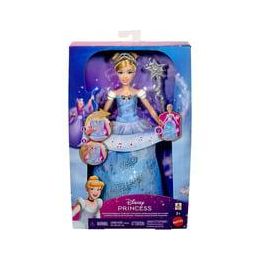 Mattel Disney Prinzessin Cinderella-Modepuppe im bezaubernden Ballkleid mit Licht und Ger&auml;uschen