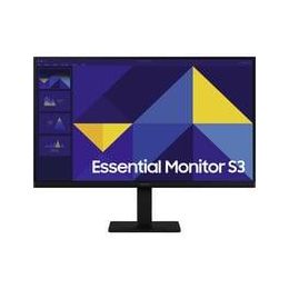 Samsung Essential S27D304GAU, LED-Monitor 68.6 cm (27 Zoll), schwarz, FullHD, IPS, HDMI, VGA, 100Hz Panel