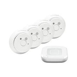 homematic IP Starter Set Rauchwarnmelder - 4 R&auml;ume 1x Access Point 2, 4x Rauchwarnmelder