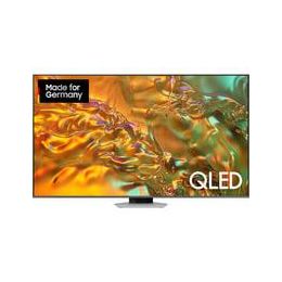 Samsung GQ-85Q80D, QLED-Fernseher 214 cm (85 Zoll), silber/schwarz, UltraHD/4K, HDR, Twin Tuner, Direct Full Array, 120Hz Panel