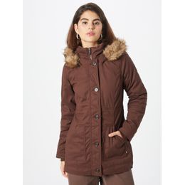 Hollister Parka Damen Gr&ouml;&szlig;e XL beige / kastanienbraun Winterjacke