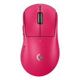 Logitech G Pro X Superlight 2 DEX kabellose/kabelgebundene ergonomische Maus - pink