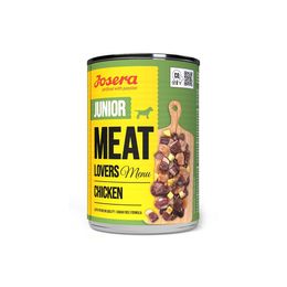 Josera Meat Lovers Junior Menu Chicken Hunde-Nassfutter f&uuml;r Welpen 6x400g