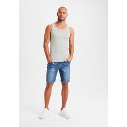 H.I.S. H.I.S Herren Tanktop, grau-meliert, schwarz, wei&szlig;, Gr&ouml;&szlig;e XS