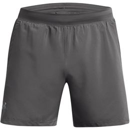 Under Armour Ua Launch 5 Laufshorts Herren - grau - Gr. S - Polyester