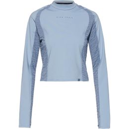 Nike Trail Funktionsshirt Damen - blau - Gr. XS - Polyester/Elastan