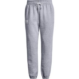 Under Armour Essential Fleece Sweathose Damen - grau - Gr. S - Baumwolle/Polyester