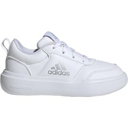 Adidas Park St K Sneaker M&auml;dchen - wei&szlig; - Gr. 35 - Lederimitat