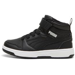 Puma Rebound v6 Mid Wtr Ac+ Ps Sneaker Kinder - schwarz - Gr. 28