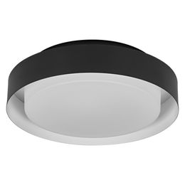 Osram LED-Feuchtraumleuchte 'Orbis Madrid' schwarz &Oslash; 29 cm