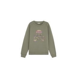 Scalpers Sckilimpatchskullsw Kids ' ' M&auml;dchen Gr&ouml;&szlig;e 116 gr&uuml;n / khaki