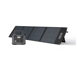 BALDERIA Power Set - Powerstation 500W mit faltbarem Solarpanel 200W