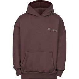 Dropsize Sweatshirt Herren Gr&ouml;&szlig;e M dunkelbraun / wei&szlig;