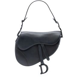 Christian Dior Hobo Bags - Ultra Matte Calfskin Saddle Bag - Gr. unisize - in Schwarz - f&uuml;r Damen