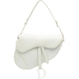 Christian Dior Hobo Bags - Ultra Matte Calfskin Saddle Bag - Gr. unisize - in Wei&szlig; - f&uuml;r Damen