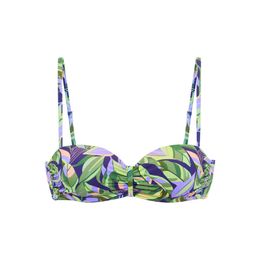 s.Oliver Bikinitop Damen Gr&ouml;&szlig;e 70 marine / tanne / lavendel