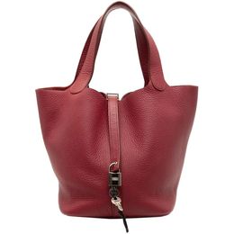 Herm&egrave;s Herm&egrave;s Crossbody Bags - Clemence Picotin Lock 22 - Gr. unisize - in Rot - f&uuml;r Damen