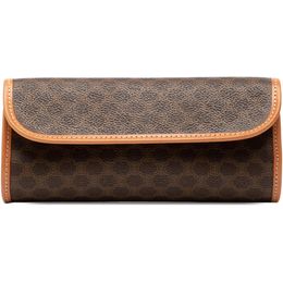 C&eacute;line Celine Clutches - Macadam Coated Canvas Clutch - Gr. unisize - in Braun - f&uuml;r Damen