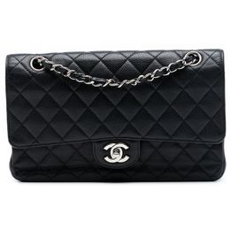 Chanel Hobo Bags - Medium Classic Caviar Double Flap - Gr. unisize - in Schwarz - f&uuml;r Damen