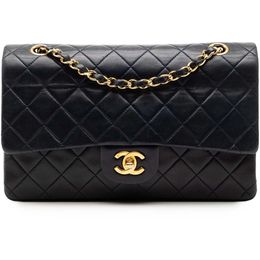 Chanel Hobo Bags - Medium Classic Lambskin Double Flap - Gr. unisize - in Blau - f&uuml;r Damen