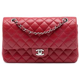 Chanel Hobo Bags - Medium Classic Caviar Double Flap - Gr. unisize - in Rot - f&uuml;r Damen