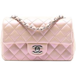 Chanel Hobo Bags - Mini Rectangular Classic Iridescent Lambskin Singl - Gr. unisize - in Gold - f&uuml;r Damen