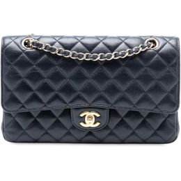 Chanel Hobo Bags - Medium Classic Caviar Double Flap - Gr. unisize - in Blau - f&uuml;r Damen