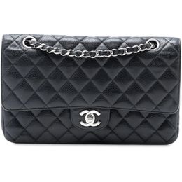 Chanel Hobo Bags - Medium Classic Caviar Double Flap - Gr. unisize - in Schwarz - f&uuml;r Damen