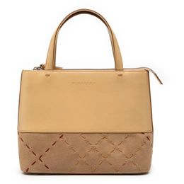 Burberry Shopper - Leather and Suede Stitch Tote - Gr. unisize - in Braun - f&uuml;r Damen
