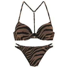 Bruno Banani Bikini Damen Gr&ouml;&szlig;e S braun / schwarz