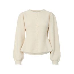 Pieces Strickjacke 'PCSilly' Damen Gr&ouml;&szlig;e S creme
