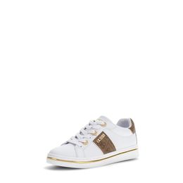 Guess Sneaker 'STEW' Damen Gr&ouml;&szlig;e 40 ecru / cognac / gold