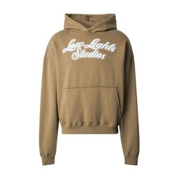 Low Lights Studios Sweatshirt 'Shutter' Herren Gr&ouml;&szlig;e XS khaki / wei&szlig;