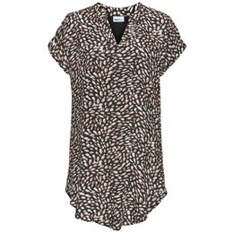 Beach Time Bluse Damen Gr&ouml;&szlig;e XS/S beige / hellbraun / schwarz / wei&szlig;