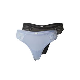 Lindex String 'Blenda' Damen Gr&ouml;&szlig;e M taubenblau / schwarz