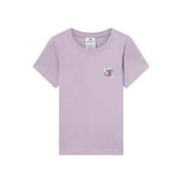Champion Authentic Athletic Apparel T-Shirt M&auml;dchen Gr&ouml;&szlig;e 116 hellblau / mint / aubergine / lavendel