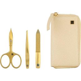 Zwilling Manik&uuml;re Pedik&uuml;re Set 3tlg. mit Nagelschere, Leder