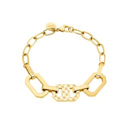 JOOP! Armband JOOP "2035035", gold (gelbgoldfarben), Armb&auml;nder, Damen, 19,5cm, Edelstahl, Armband