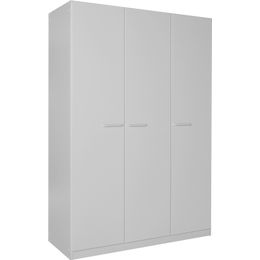 Dreht&uuml;renschrank Rauch "Kleiderschrank Schrank Garderobe W&auml;scheschrank VANDOR", wei&szlig; (alpinwei&szlig;), B:136cm H:197cm T:54cm, Holzwerkstoff, Schr&auml;nke, Dreht&uuml;renschrank, in drei Breiten, H&ouml;he 197 cm, Griffe in Graumetallic MADE IN GERMANY