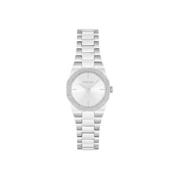 Calvin Klein Damen Quarzuhr "Geometric Elegance"edelstahlfarben, Armbanduhren, Armbanduhr, Damenuhr, Edelstahlarmband, analog