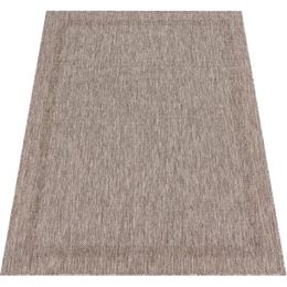 Teppich Paco Home, B:160cm H:4mm L:220cm, beige, Polypropylen, Wohnzimmer, Teppiche, "Roma 272", Flachgewebe, meliert, mit dezenter Bord&uuml;re, In- und