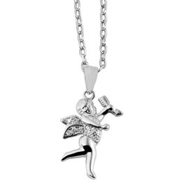 Adelia&acute;s ADELIA ́S Damen Kettenanh&auml;nger "zeitloser Engel Anh&auml;nger aus 925 Sterling Silber", Silber 925 (Sterlingsilber), silber, Silber 925 (Sterlingsilber),