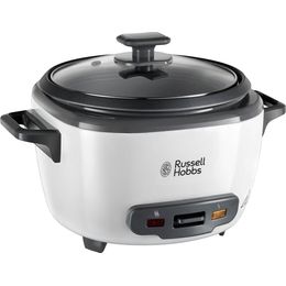 Russell Hobbs Reiskocher "Maxi 27040-56", B:32,2cm H:22,6cm T:24,5cm, wei&szlig;, Reiskocher, medium, 2l, inkl. Dampfgarer-Einsatz, Warmhaltefunktion
