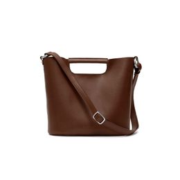 Gretchen Damen Schultertasche "Crocus Shoulderbag"braun, Leder, Taschen, aus italienischem Rindsleder