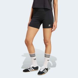 Damen Shorts "ESS SHORTS", schwarz, Gr. XS, adidas originals, Obermaterial: 79% Polyester, 21% Elasthan, Hosen, sportlicher Stil, f&uuml;r Erwachsene, aus