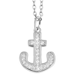 Adelia&acute;s ADELIA ́S Damen Kettenanh&auml;nger "moderner Anker Anh&auml;nger aus 925 Sterling Silber", Silber 925 (Sterlingsilber), silber, Silber 925 (Sterlingsilber),