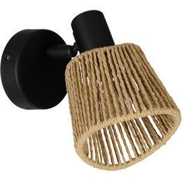 Eglo Deckenleuchte "KEELBY Spotlampe - Stahl - E14 - 1X40W - IP20", schwarz, 1, H: 16cm, 1 Stk., Leuchten, Wandlampe, Wandleuchte, Strahler, Leselampe, L11 x H16 x AL14 cm, Deckenleuchte