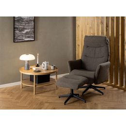 Couchtisch ACTONA GROUP, B:80cm H:42cm T:80cmeiche, eiche, eiche, Wohnzimmer, Tische, "Banbury, Sofatisch, Wohnzimmertisch", 2 Ebenen, Eichenfurnier,
