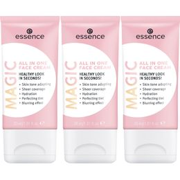 Essence Damen Feuchtigkeitscreme "MAGIC All In One FACE Cream", 90ml, beige, Hautpflegemittel, mit leichter Deckkraft